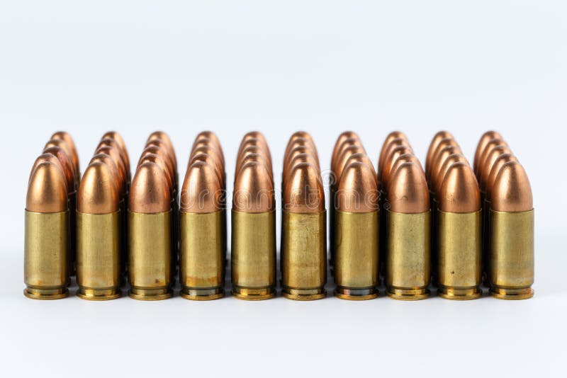 9mm bullets stock image. Image of handgun, weapon, danger - 42621563