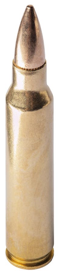 556 Mm Caliber Ammunition for an Assault Rifle Stock Image - Image of ...