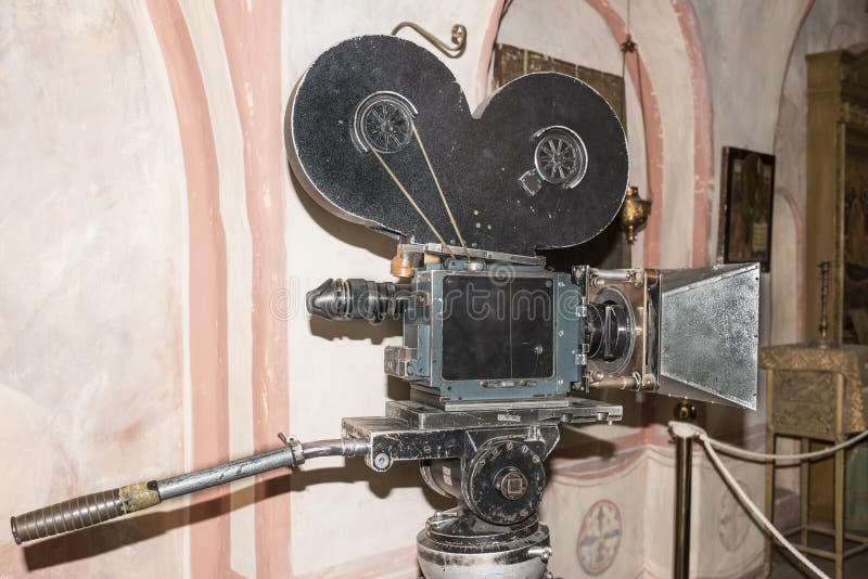 35-mm Cine Camera Last Century Stock Photo - Image of movie, leisure ...