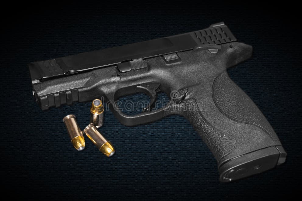 A 45 mm gun stock image. Image of outlaw, dollar, protection - 35801191