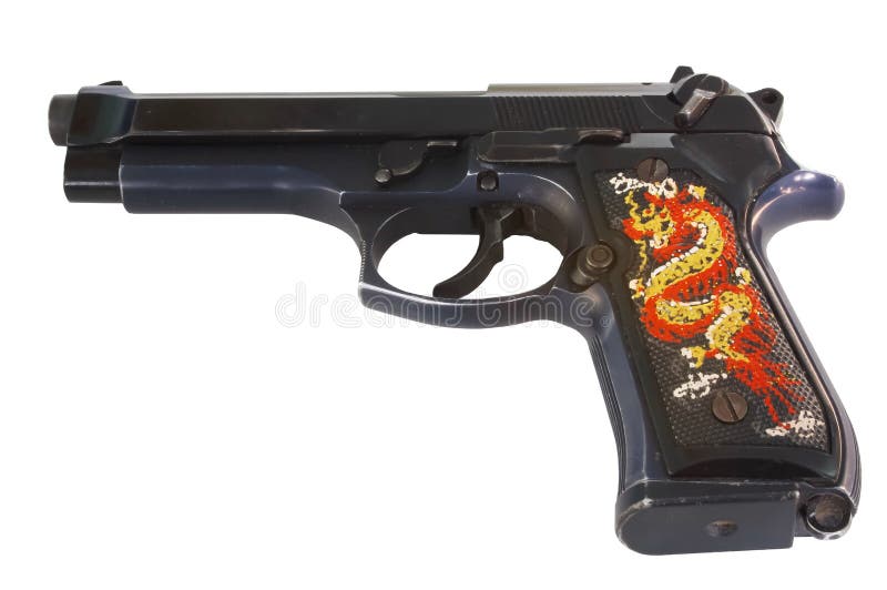 9 mm gun stock image. Image of clip, forces, murder, military - 34491903