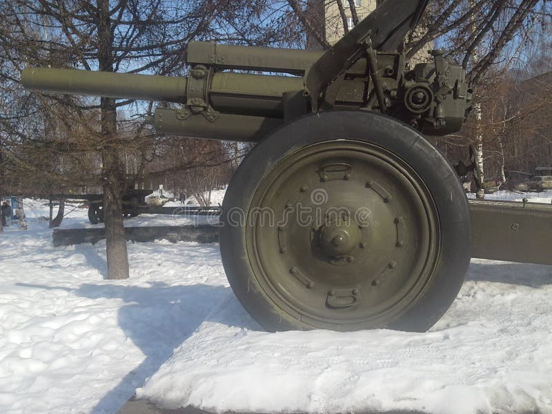 122 mm Howitzer M-30. stock image. Image of forces, armor - 78993113