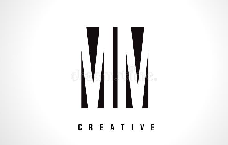 Letter M Black White Stock Illustrations – 7,332 Letter M Black White ...