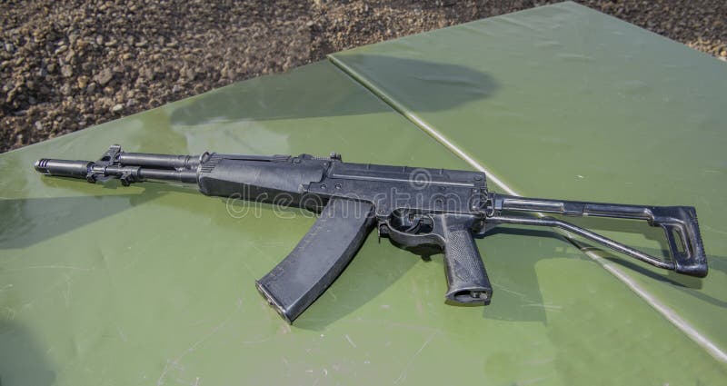5.45 Mm Machine Gun AEK-971, Kovrov Stock Photo - Image of military ...