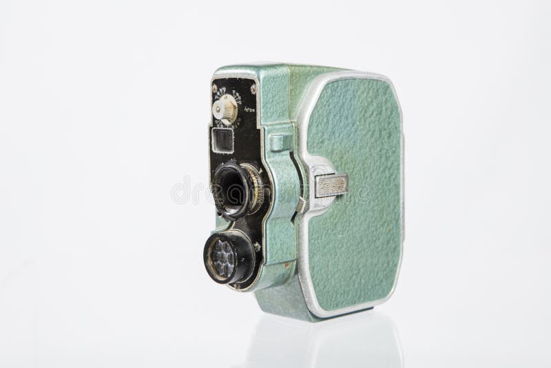 Vintage 8mm Movie Camera stock photo. Image of optical - 2800284