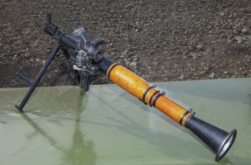 40 Mm RPG-7B Grenade Launcher Stock Photo - Image of rifle, former ...