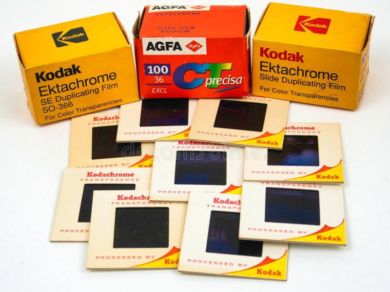 35mm slide film assortment editorial stock image. Image of slide ...
