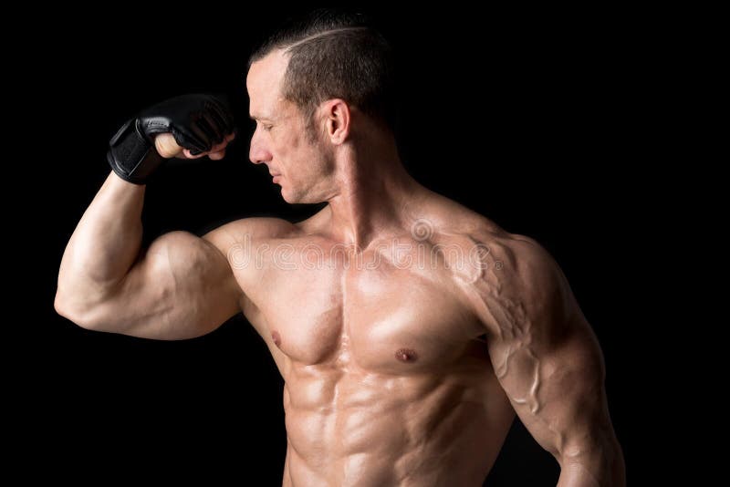 MMA athlete stock image. Image of club, cage, power, male - 86719675