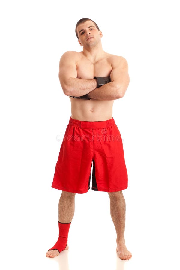 MMA Fighter stock photo. Image of martial, sports, shot - 18998732