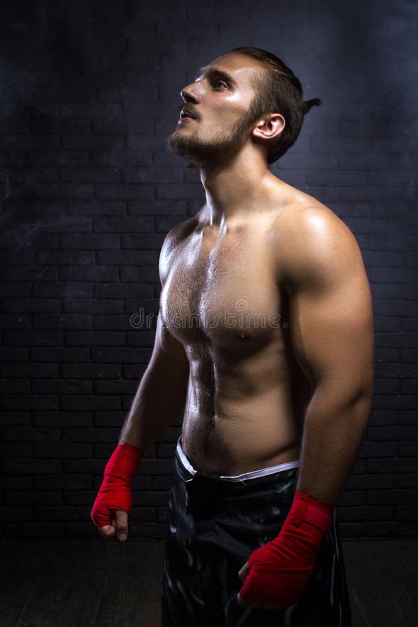 MMA Fighter stock photo. Image of body, exercise, males - 58270984