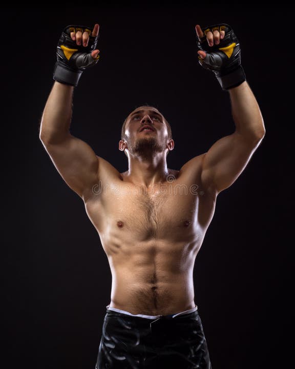 MMA Fighter stock photo. Image of males, masculinity - 58571066