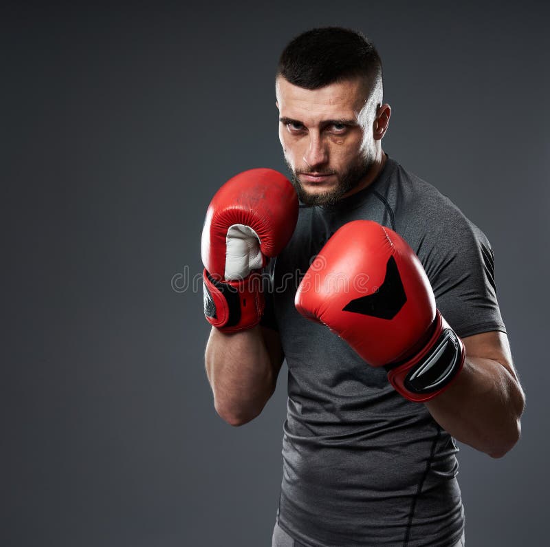 MMA fighter training stock photo. Image of action, lifestyle - 214086948