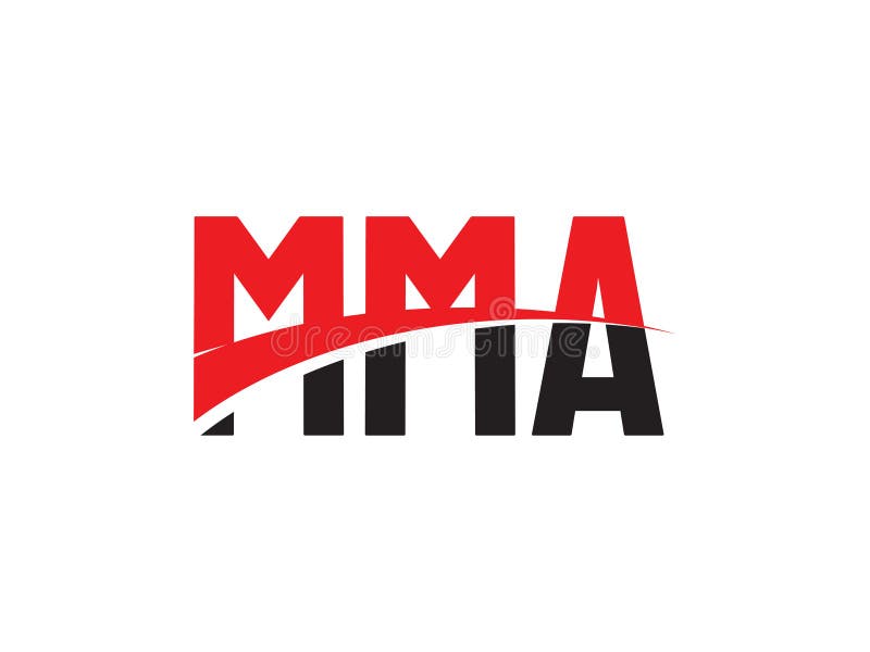 MMA Letter Initial Logo Design Stock Vector - Illustration of style ...