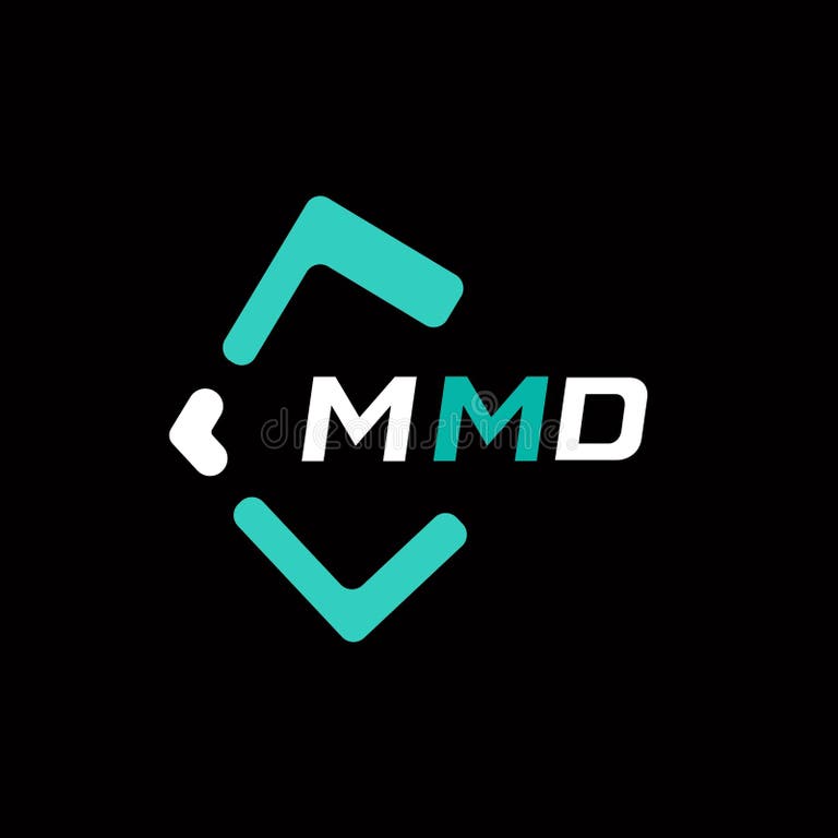 MMD Creative Minimalist Letter Logo. MMD Unique Vector Initials ...