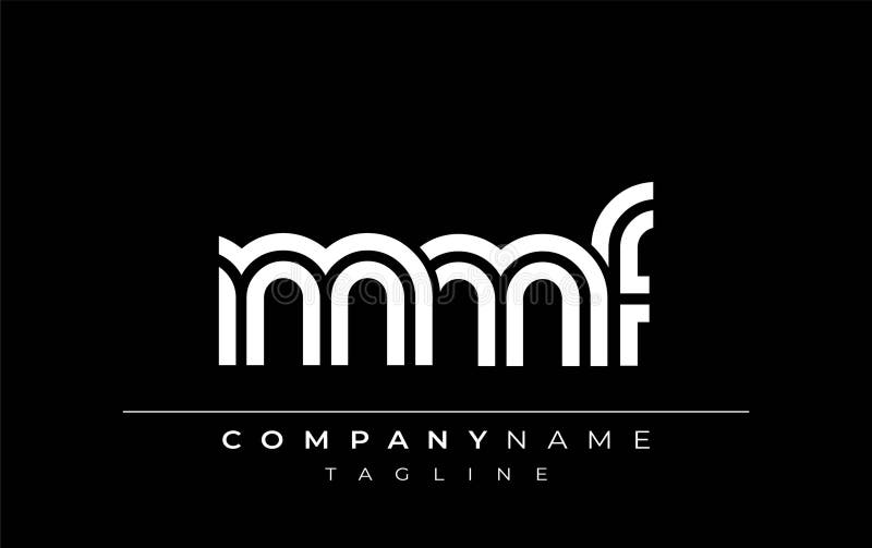 MMF Creative Unique Modern Letter Logo Design Stock Vector ...