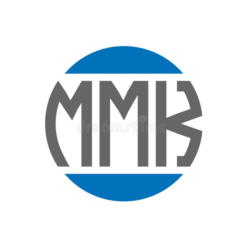 MMK Letter Logo Design on White Background. MMK Creative Initials ...