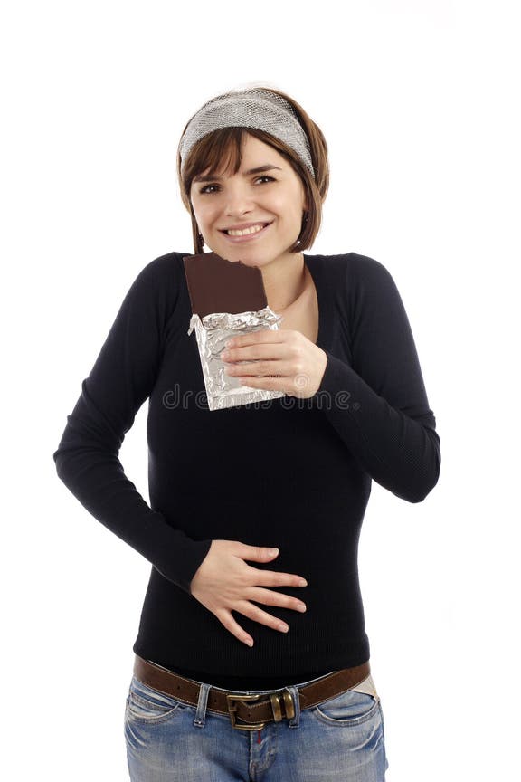 Mmmm... chocolate stock photo. Image of lifestyle, blithe - 2021316