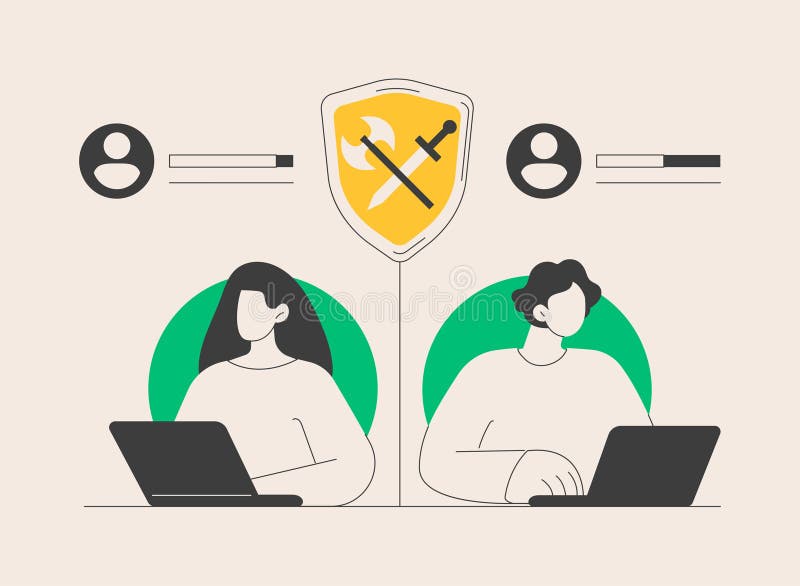 MMORPG Abstract Concept Vector Illustration. Stock Vector ...