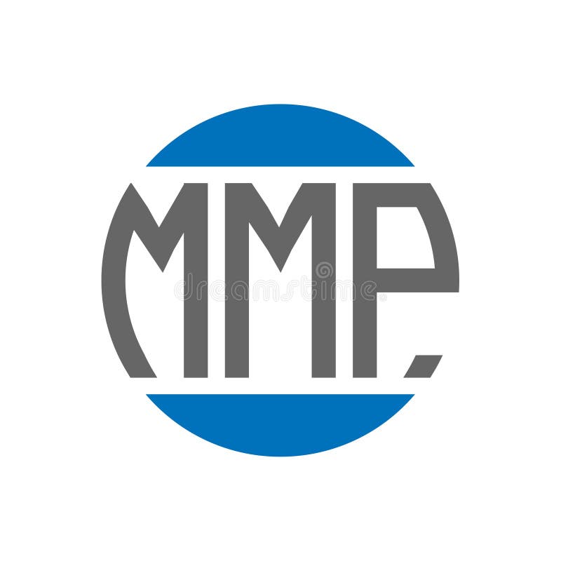 MMP Letter Logo Design on White Background. MMP Creative Initials ...