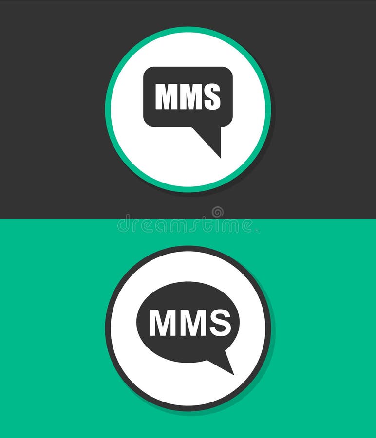 SMS Cell Phone Text Message Icon. Stock Illustration - Illustration of ...