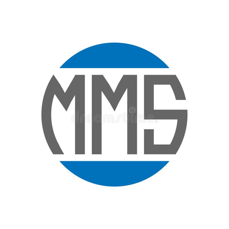 MMS Letter Logo Design on White Background. MMS Creative Initials ...