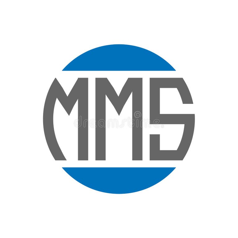 MMS Letter Logo Design on White Background. MMS Creative Initials ...