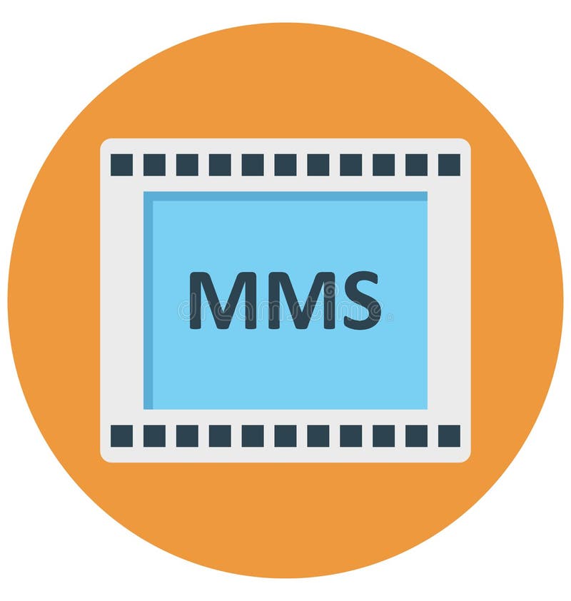 Mms, Message, Multimedia Message, Isolated Vector Icons that Can Be ...