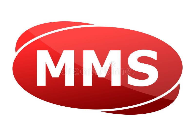 MMS red sign stock vector. Illustration of read, connection - 92045483