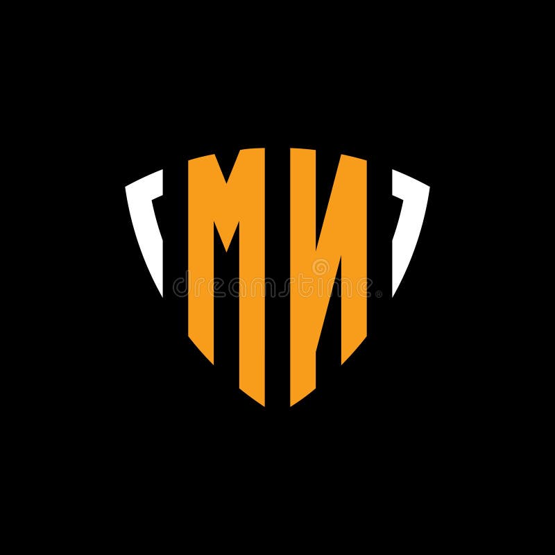 MN Logo Monogram Design Template Stock Vector - Illustration of ...