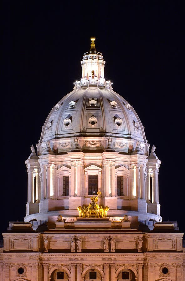 MN State Capitol stock photo. Image of lights, capitol - 203908