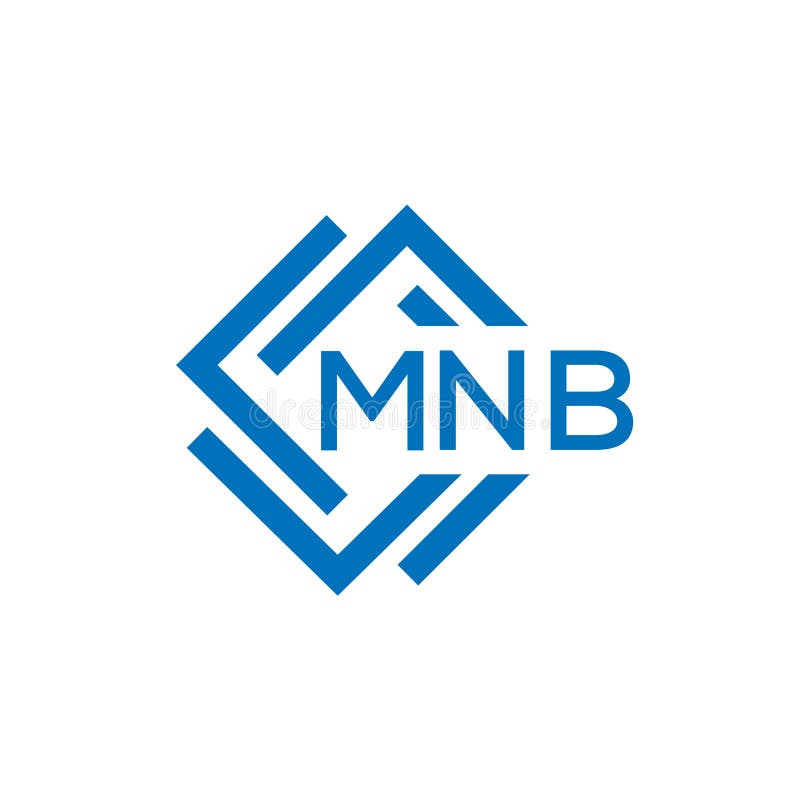 MNB Letter Logo Design on White Background. MNB Creative Circle Letter ...