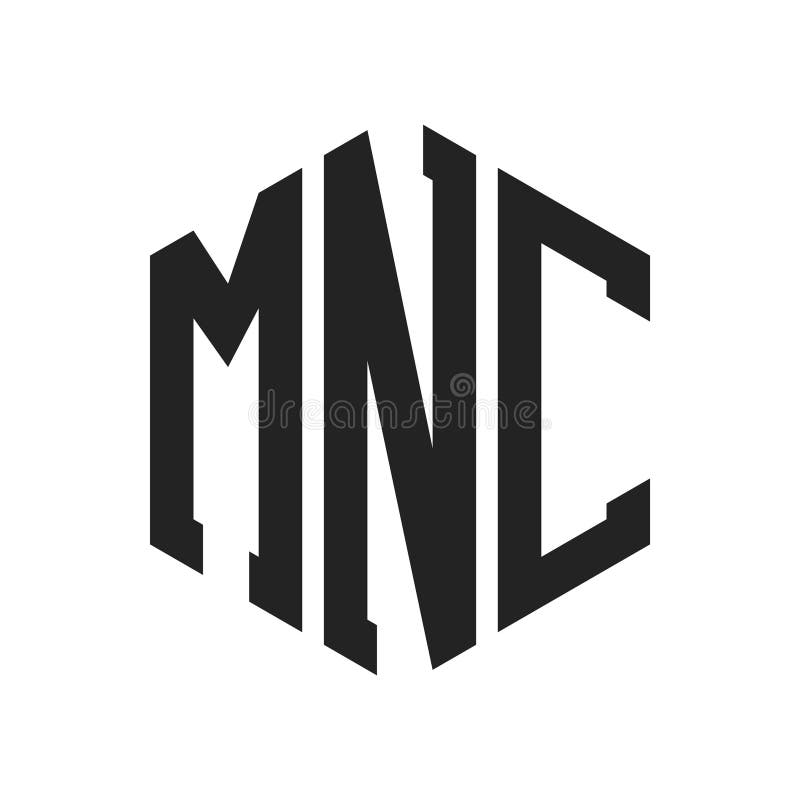 MNC Logo Design. Initial Letter MNC Monogram Logo Using Hexagon Shape ...