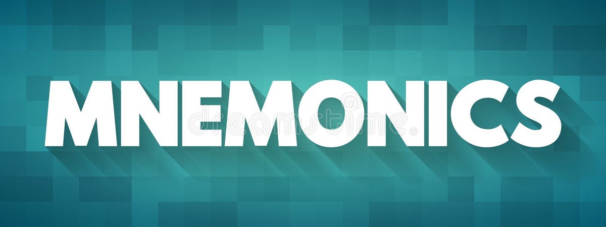 Mnemonics Stock Illustrations – 97 Mnemonics Stock Illustrations ...