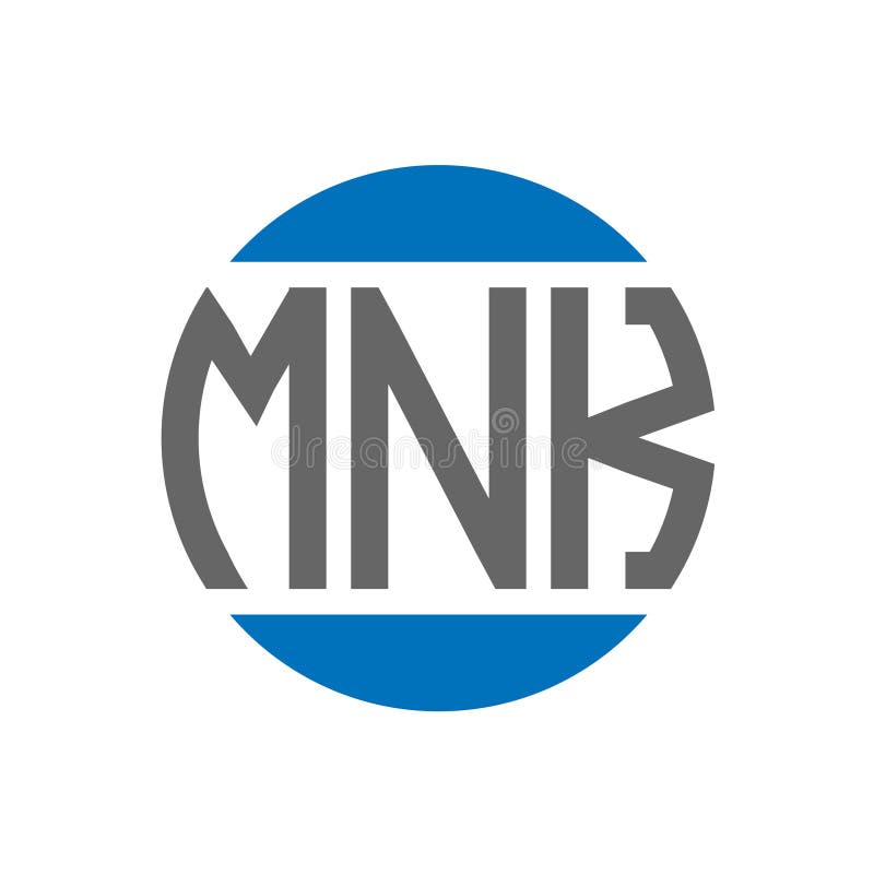 MNK Letter Logo Design on White Background. MNK Creative Initials ...