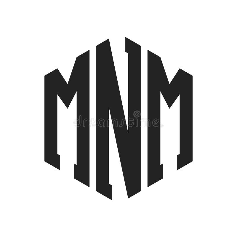 MNM Logo Design. Initial Letter MNM Monogram Logo Using Hexagon Shape ...