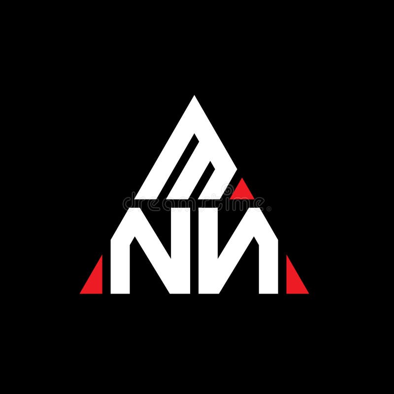MNN Triangle Letter Logo Design with Triangle Shape. MNN Triangle Logo ...