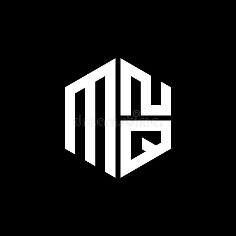 .MNQ Logo MNQ Icon MNQ Monogram MNQ Letter Minimalist Circle Flat ...