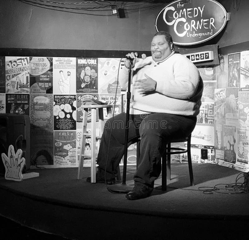 Mo Alexander Performing at Comedy Corner Underground Editorial Stock ...