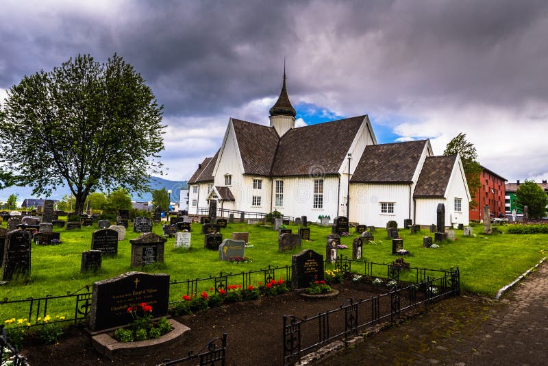 Mo I Rana - June 16, 2018: the Church of Mo I Rana, Norway Editorial ...