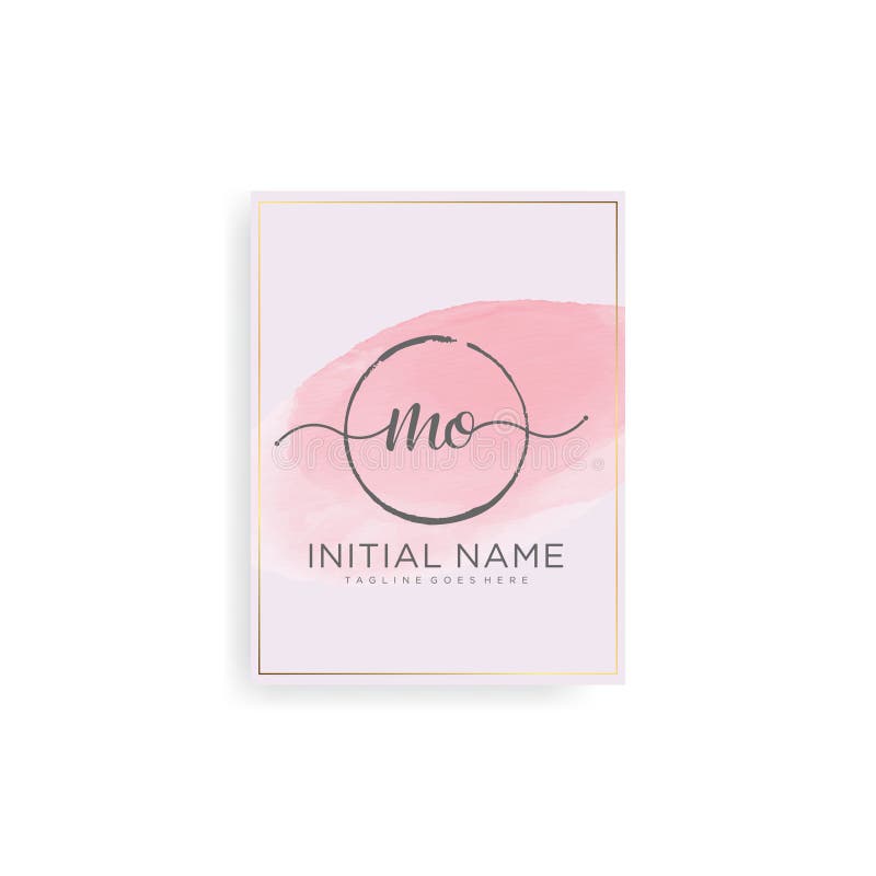 MO Letter Initial with Royal Template.elegant with Crown Logo Vector ...