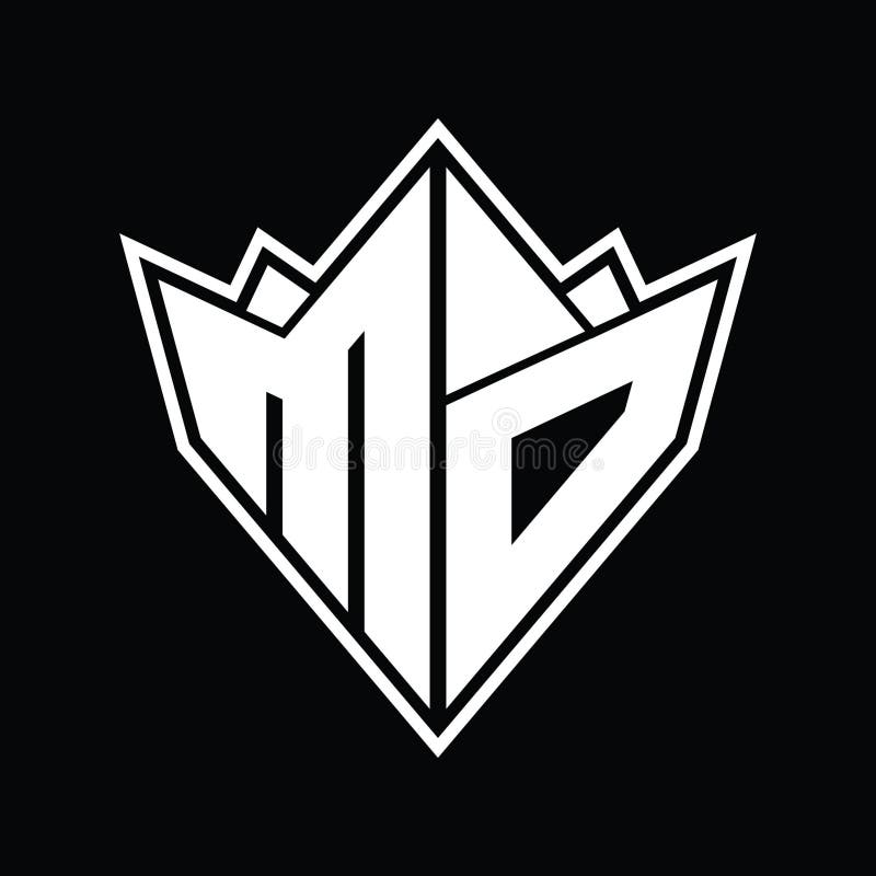 MO Logo Monogram Design Template Stock Vector - Illustration of ...