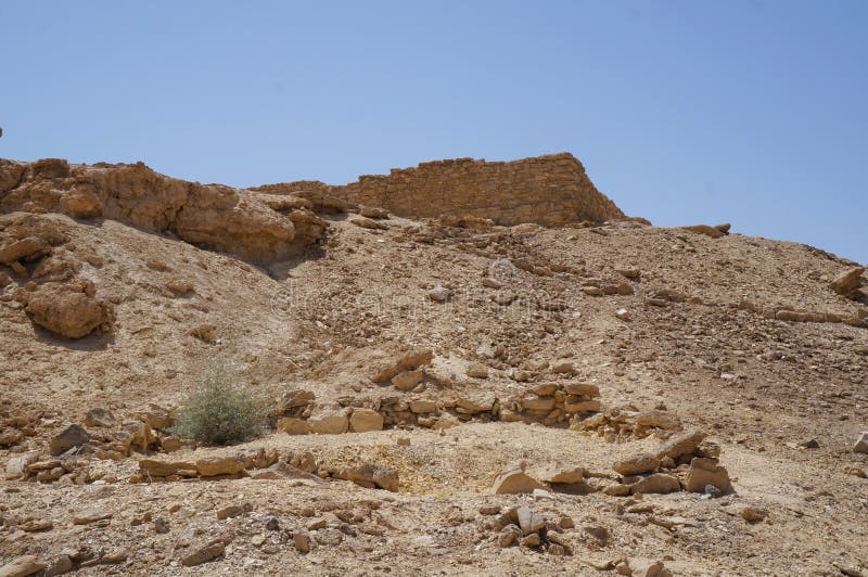 Moa fortress stock photo. Image of building, judean, archeology - 70549092