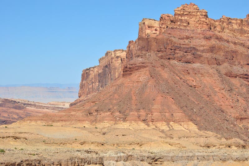 Moab Desert stock image. Image of vast, sandy, sparse - 24861213