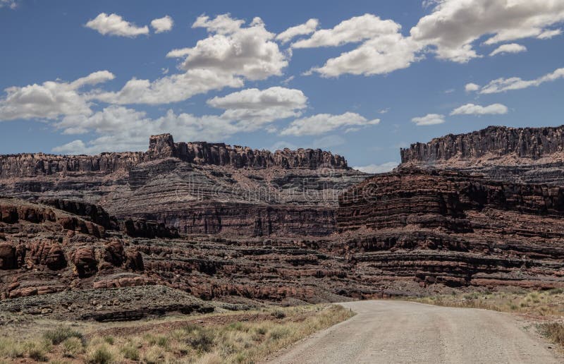 Moab scenic roadtrip stock image. Image of desert, canyon - 247593187