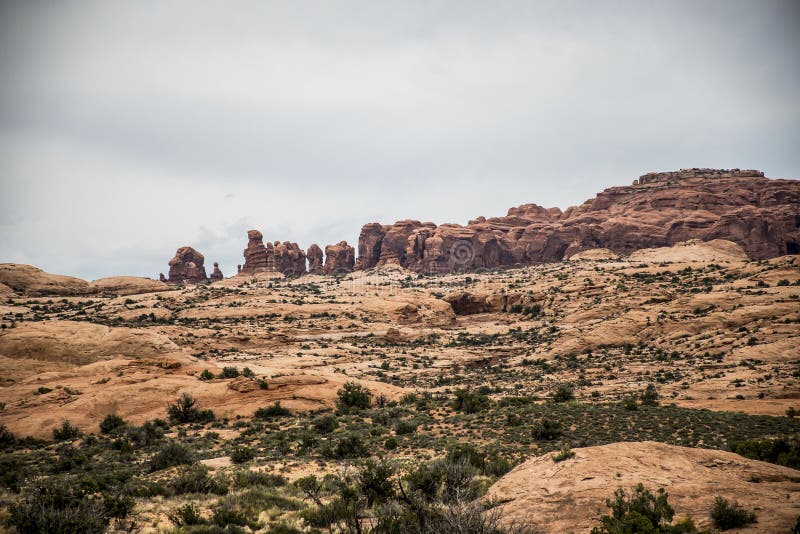 Moab Utah Arches National Parc Rocks 7 Stock Photo - Image of erosion ...
