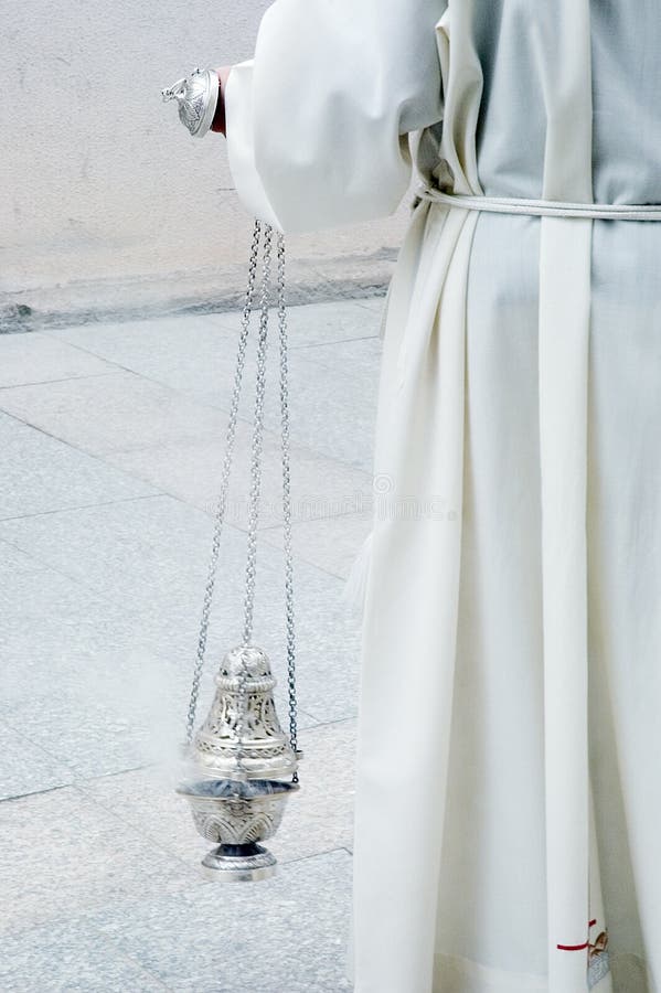 Moaguillo stock image. Image of censer, incense, misa - 7580427