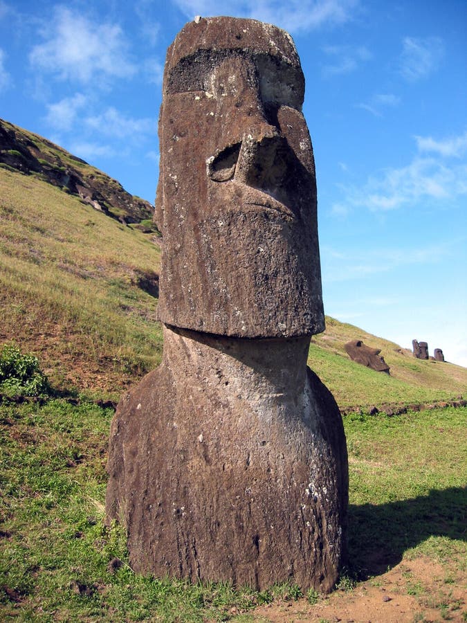 Moai of Easter Island stock photo. Image of heritage, magic - 3627518