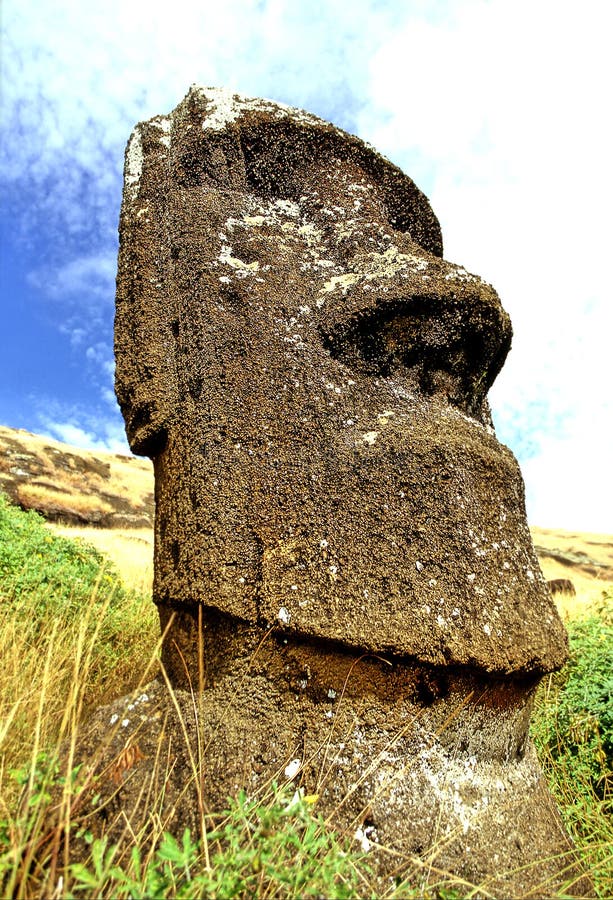 Moai- Easter Island stock photo. Image of pascua, enigmas - 515454