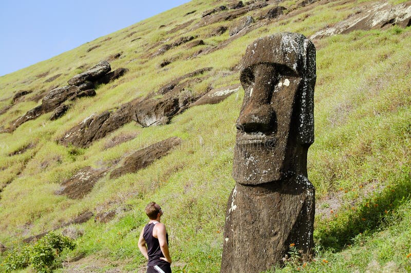 Moai - Easter Island editorial photography. Image of pacific - 89862547