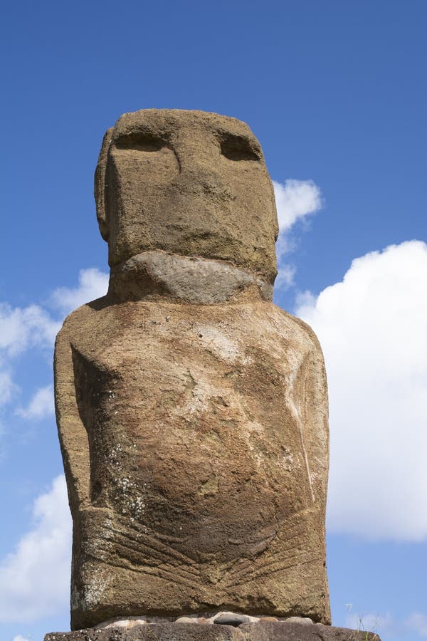 Moai at Easter Island, Rapa Nui Stock Image - Image of polynesia ...
